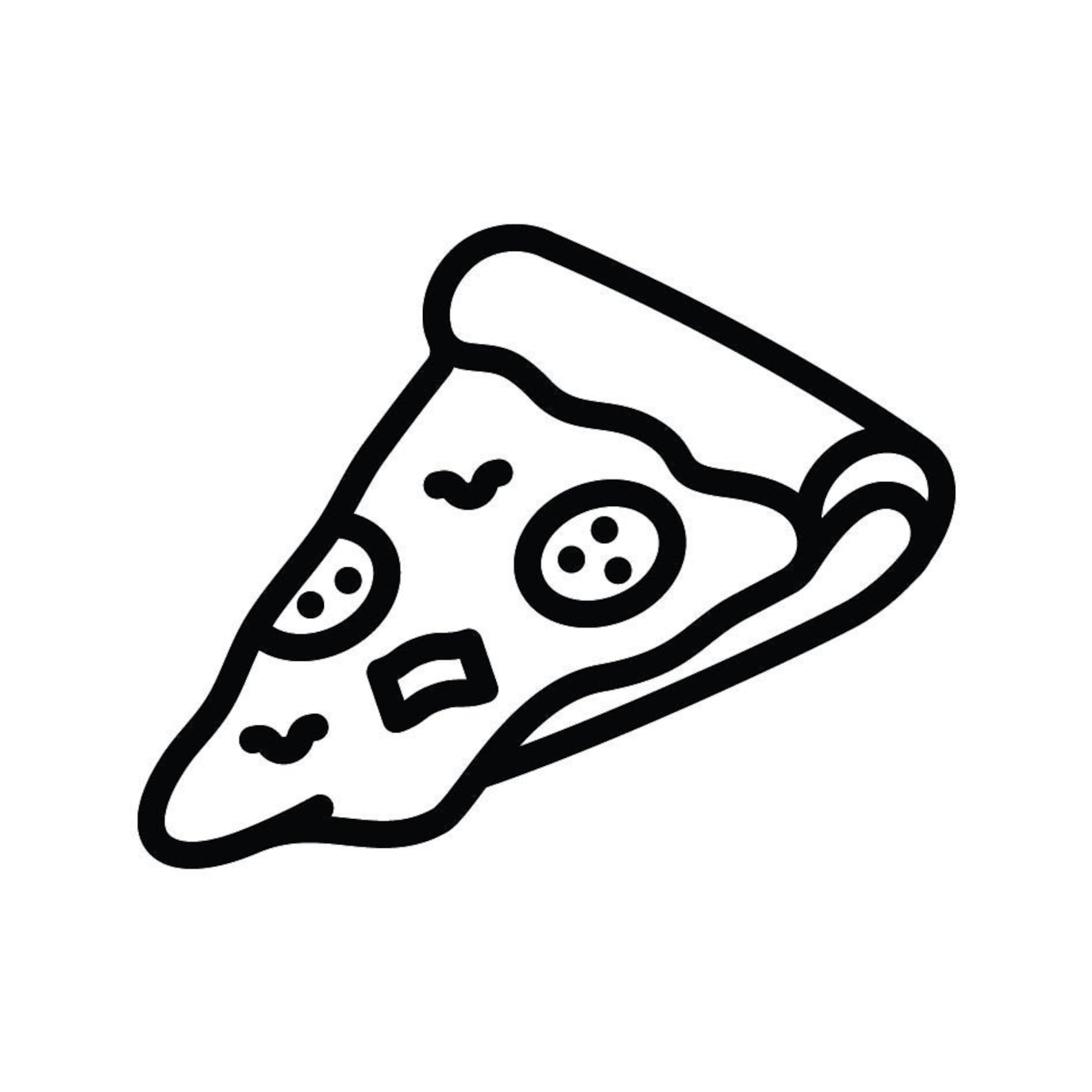 Pizza Stamp Pizza Mini Self Inking Stamp Pizzapizza - Etsy