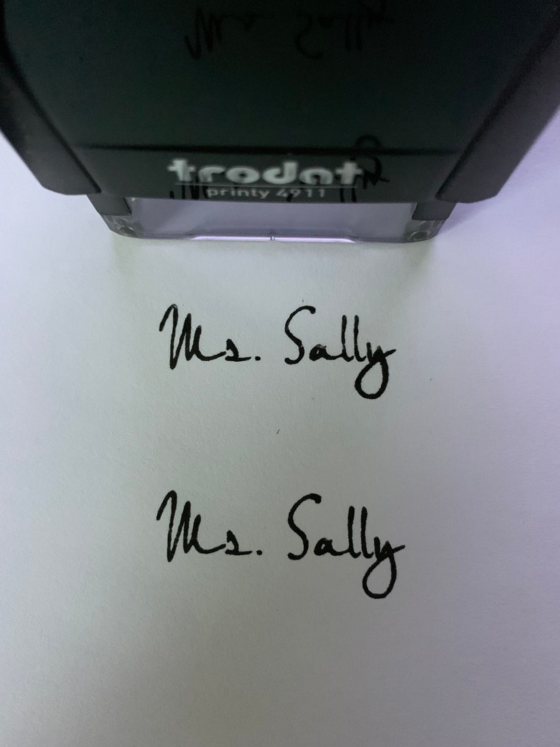 Custom Name Stamp,self Inking Signature Stamp,initial Signature Stamp ...