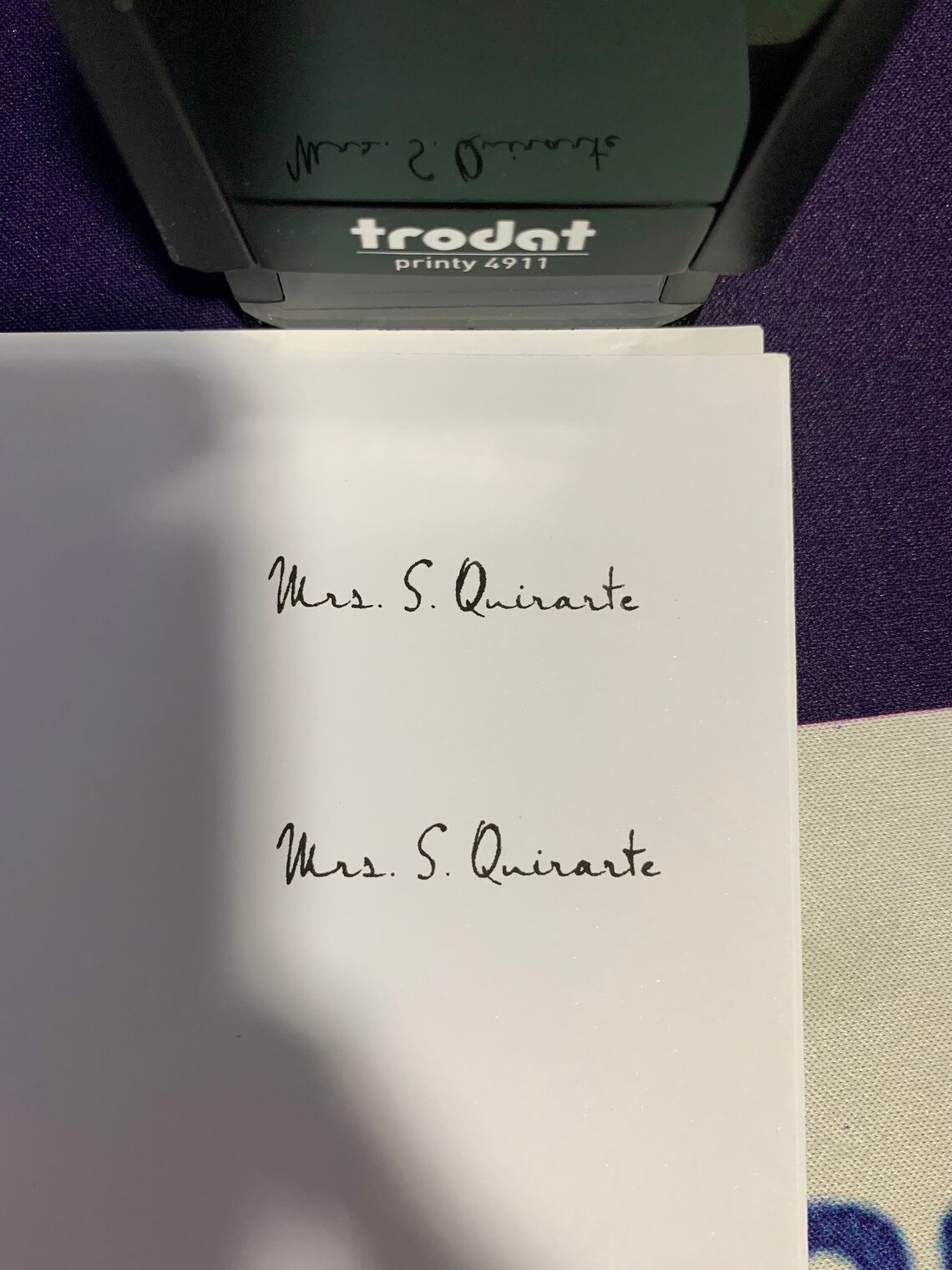 Custom Name Stamp,self Inking Signature Stamp,initial Signature Stamp ...
