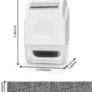 Identity Theft Protection Roller Stamps for Secure ID Blockout, Privacy ...