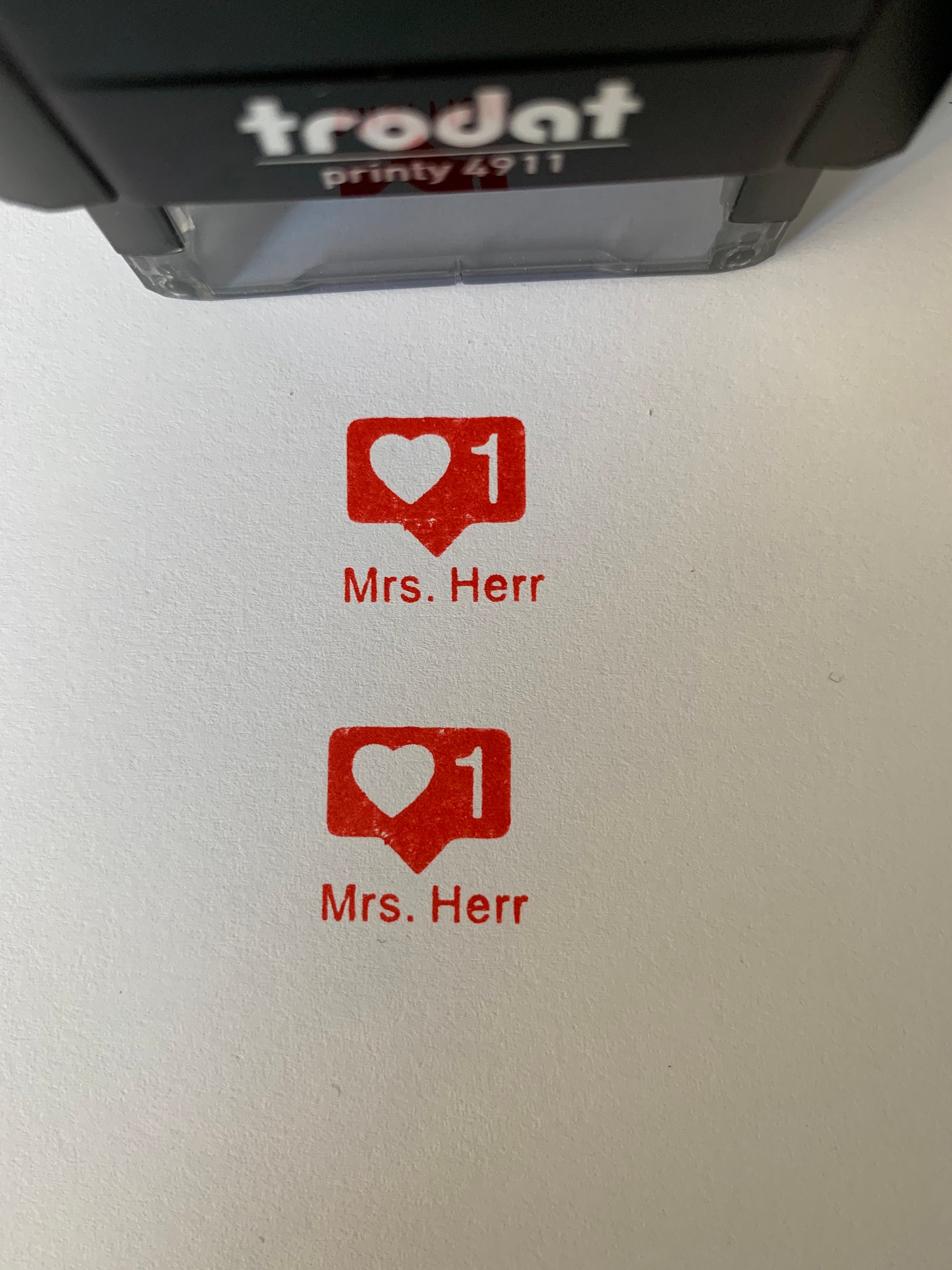 Teacher Stamp Self Inking Custom Teacher Stamp Personalized | Etsy