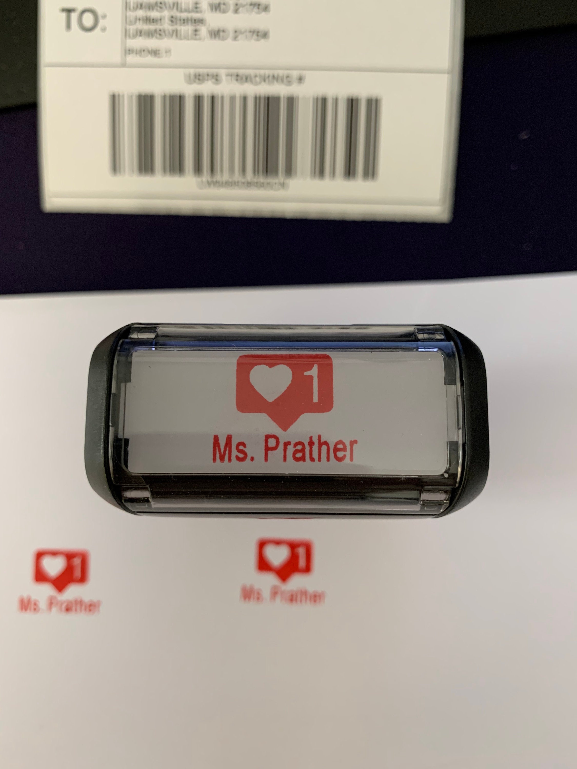 Teacher Stamp Self Inking Custom Teacher Stamp Personalized | Etsy