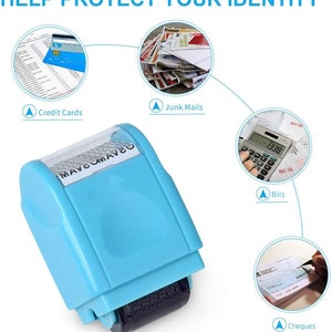 Identity Theft Protection Roller Stamps for Secure ID Blockout, Privacy ...