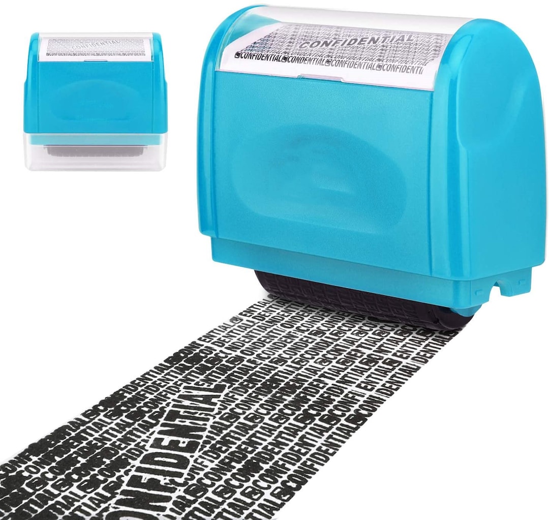 Identity Theft Protection Roller Stamp - Anti Theft Prevention Stamps ...