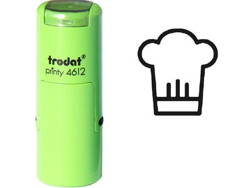 Rubber Stamp Chef's Hat Chef Cook Scrapbooking Supplies Number 7874 - Etsy