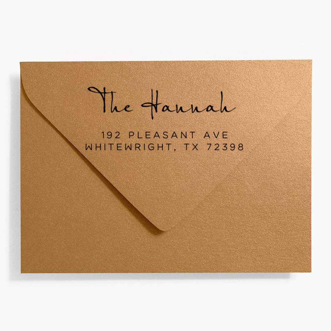 Self Inking Address Stamp,personalized Address Stamp,self Ink Address ...