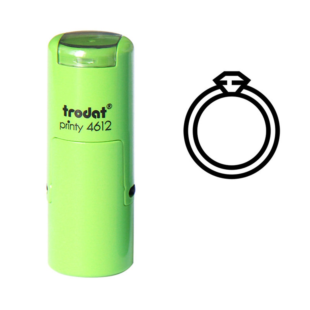 Diamond Ring Stamp - Etsy