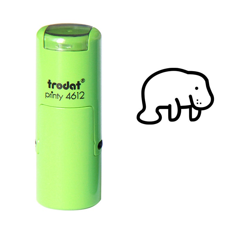 Manatee Stamp - Etsy