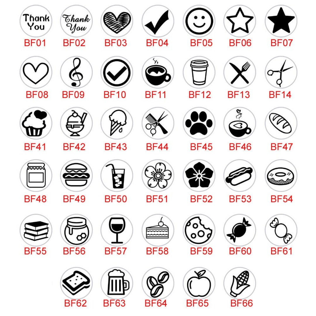 Custom Mini Icon Stamp,mini Self Inking Stamp,small Loyalty Card Stamps ...
