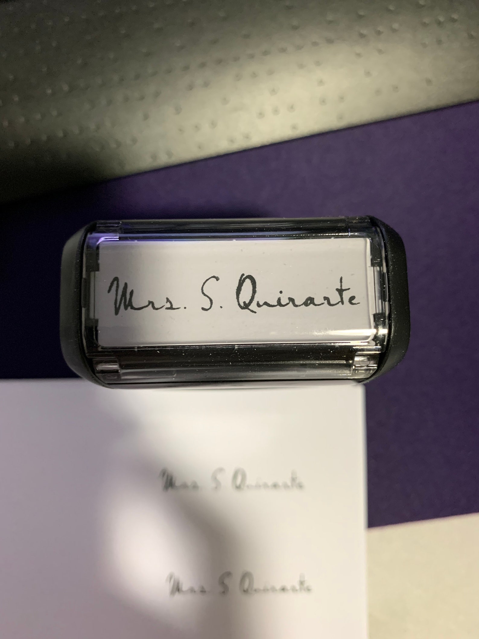Custom Name Stamp,self Inking Signature Stamp,initial Signature Stamp ...