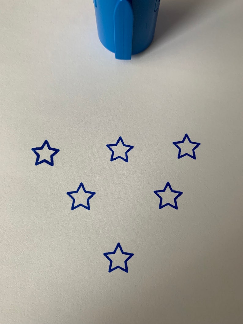 Star Stamp Star Self Inking Stamps | Etsy