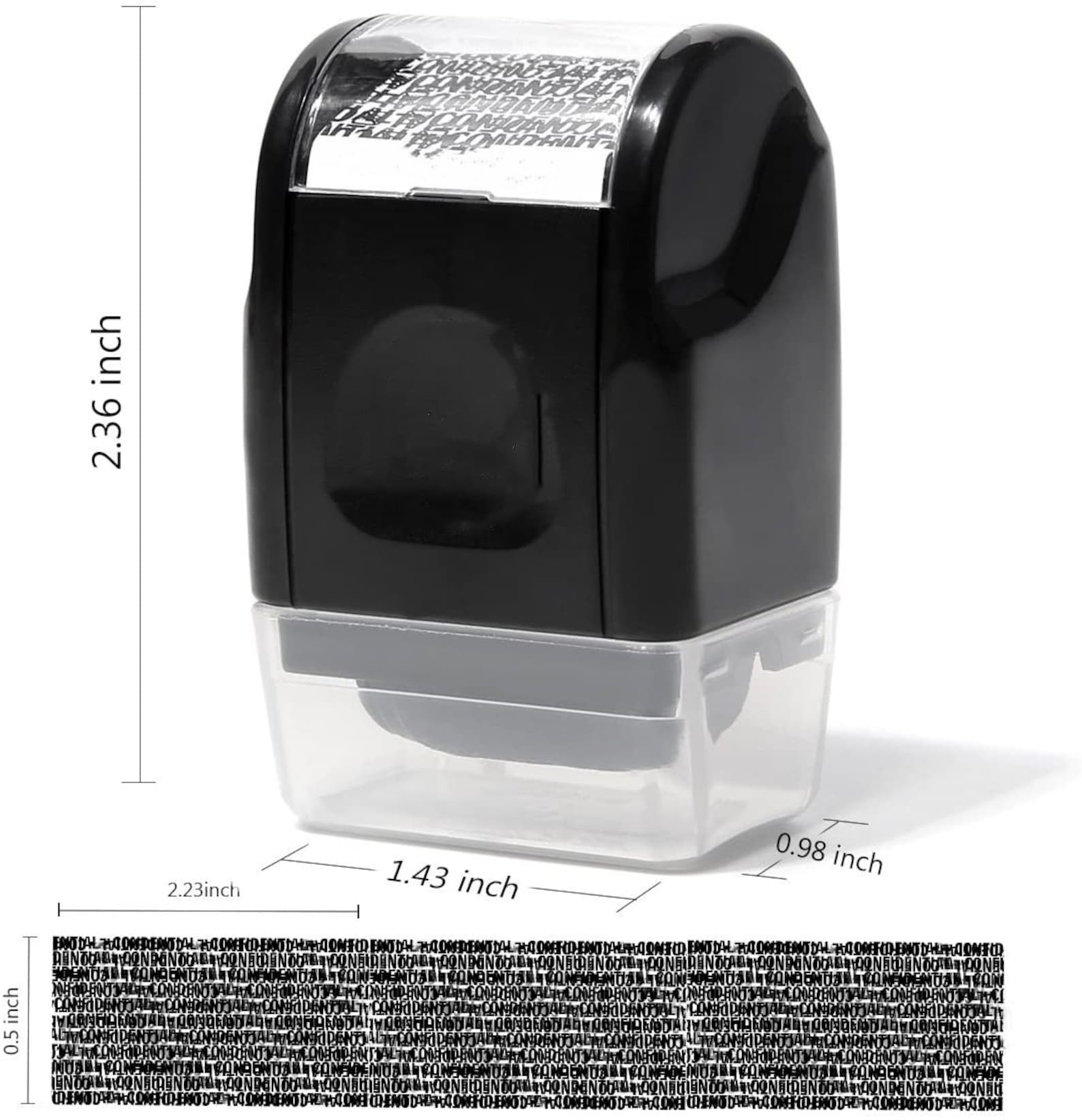 Identity Theft Protection Roller Stamp - Designed for Secure ...