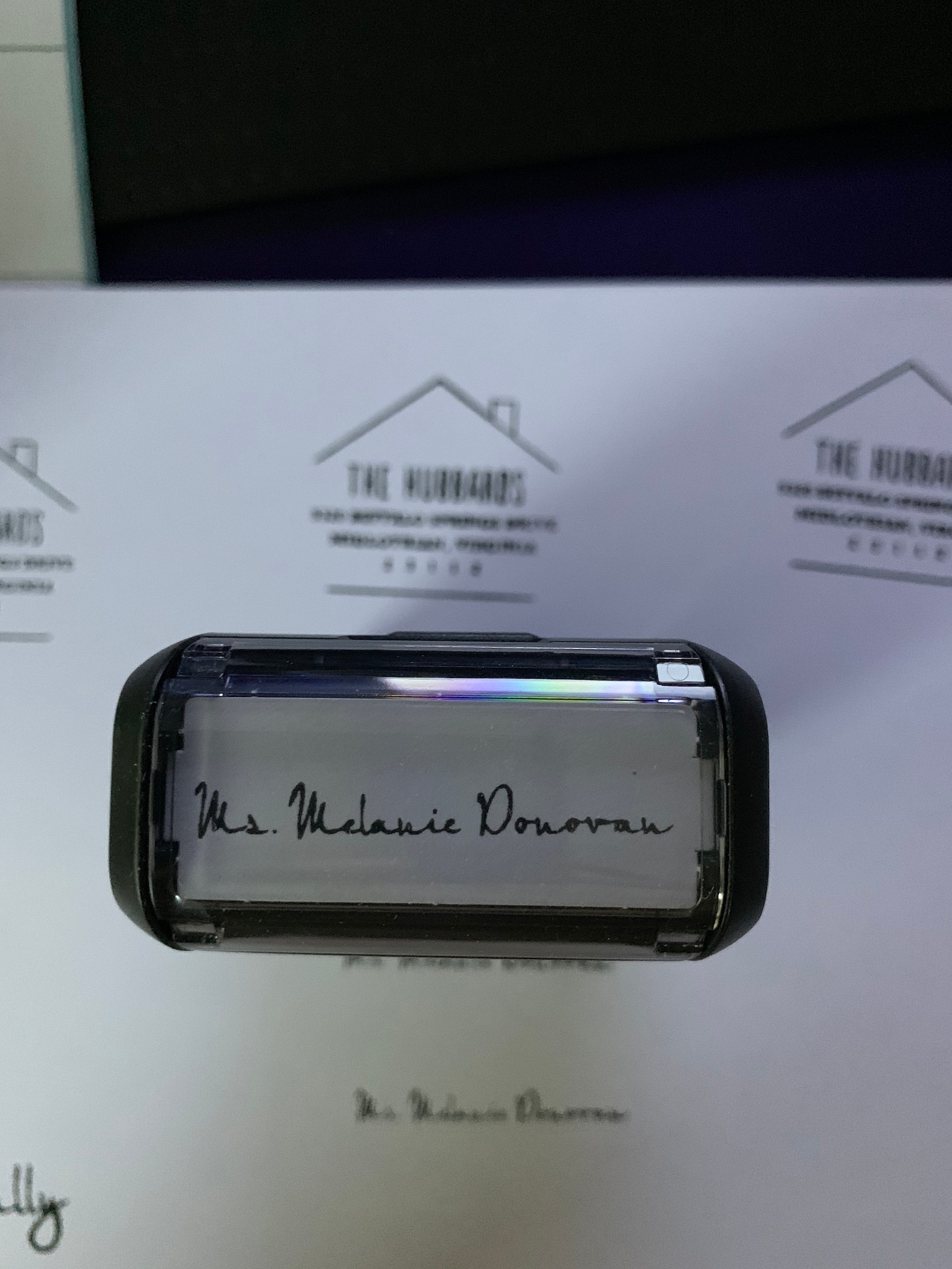Custom Name Stamp,self Inking Signature Stamp,initial Signature Stamp ...