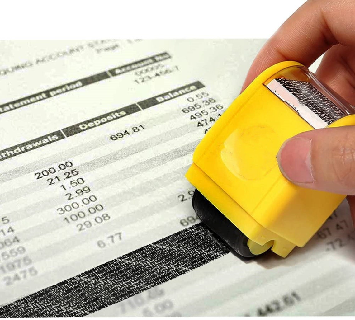 Rolling Identity Theft Guard Stamp Guard Your Id Stamp Keep - Etsy