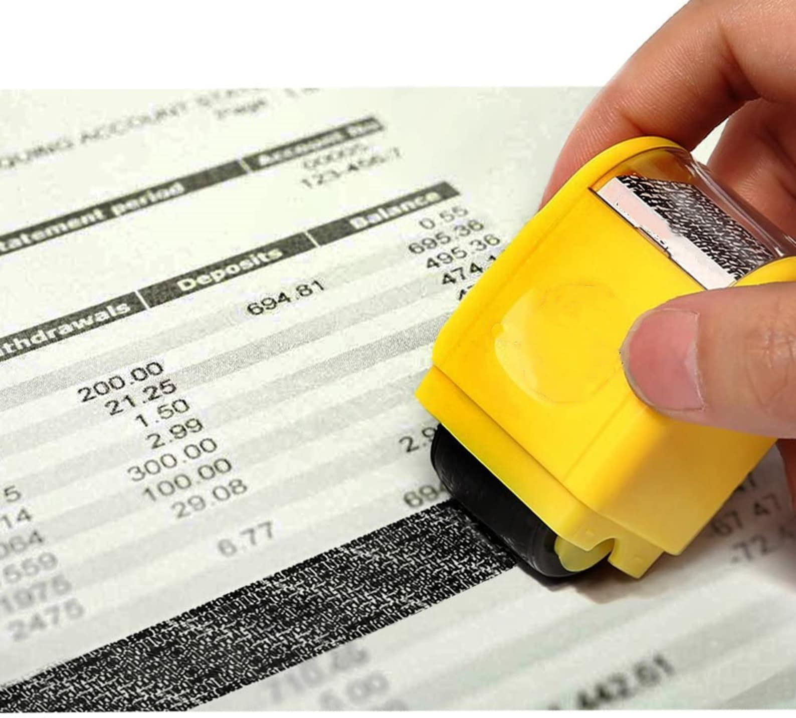 Rolling Identity Theft Guard Stamp Guard Your Id Stamp Keep | Etsy