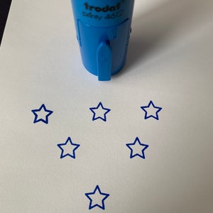 Star Stamp, Star Self Inking Stamps - Etsy