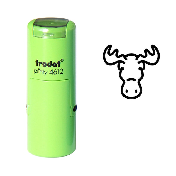 Moose Stamp - Etsy