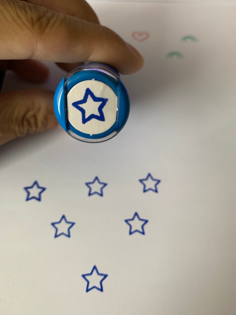 Star Stamp Star Self Inking Stamps | Etsy