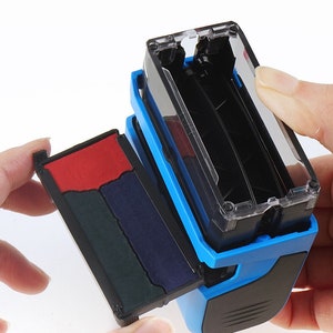 Multicolor Stamp, Custom Stamp With 2 or 3 Ink Color, Personalized ...