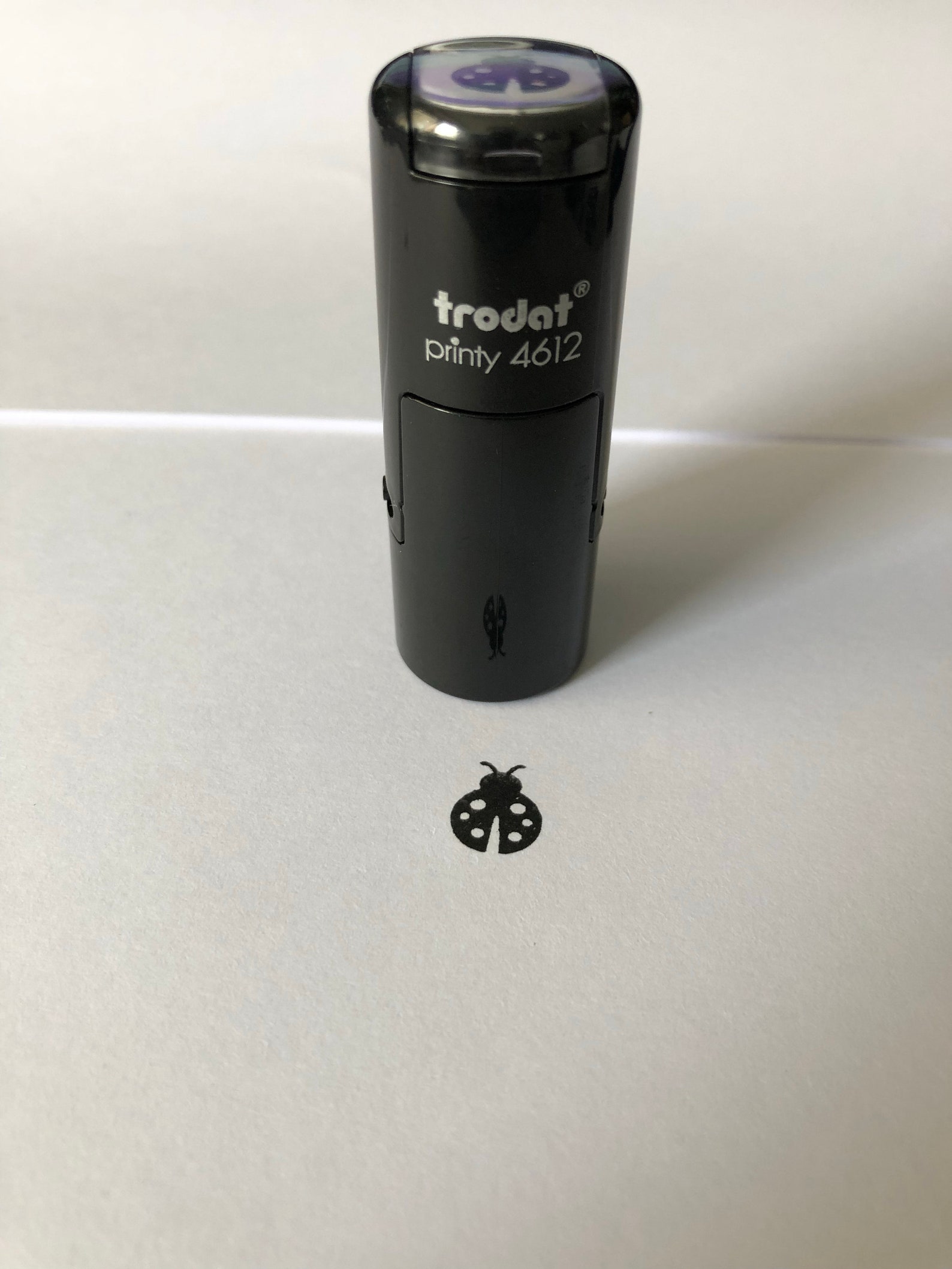 Ladybug Self Inking Stamp Ladybug Rubber Stamp - Etsy