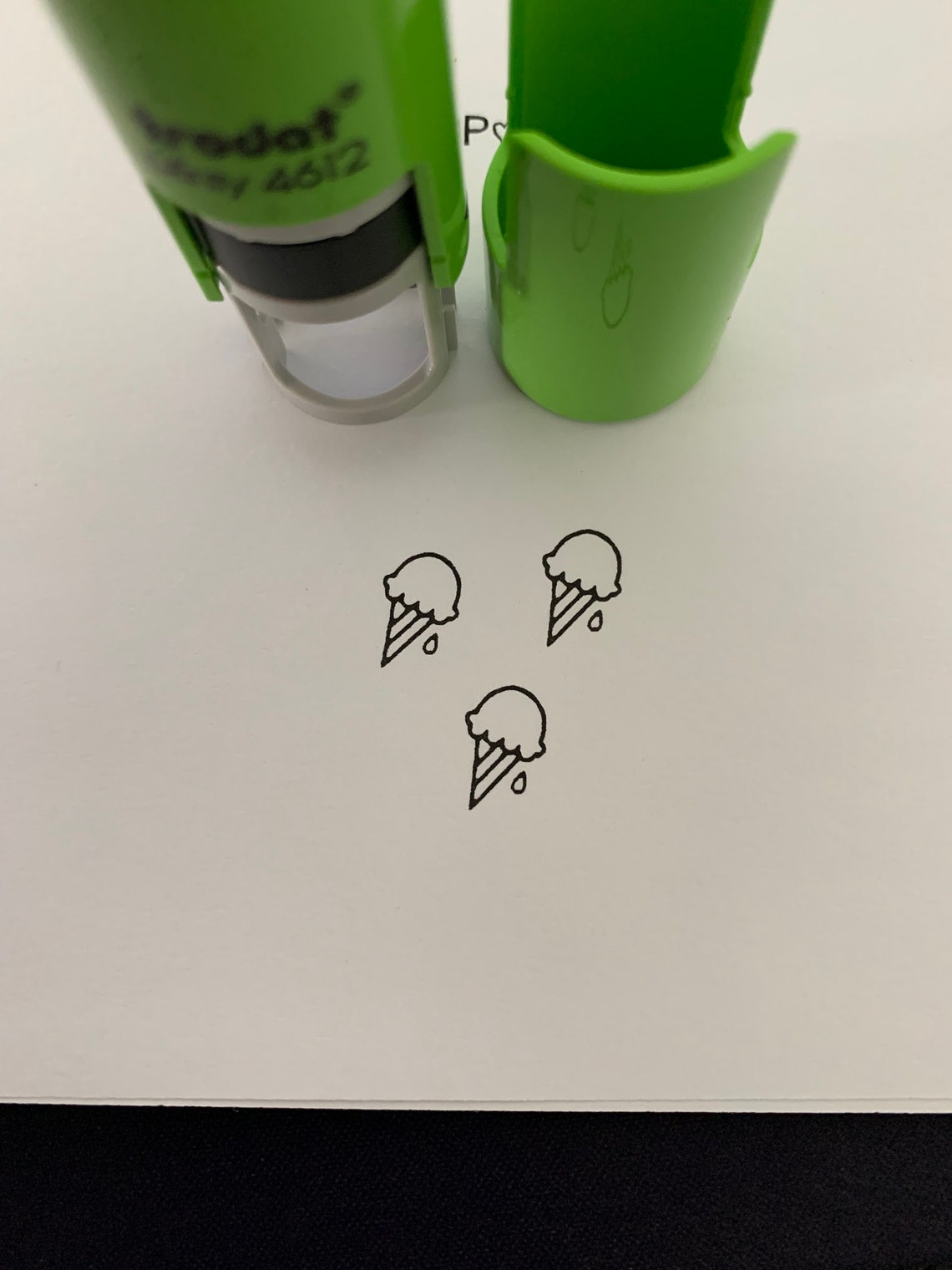 Ice Cream Stamp - Etsy