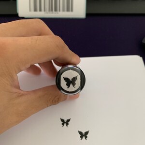 Butterfly Self Inking Stamp, Butterfly Rubber Stamp - Etsy