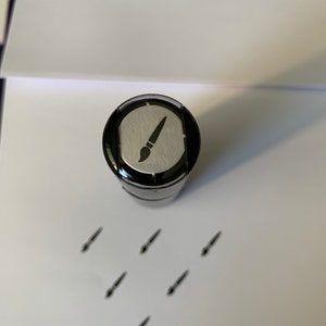 Paint Brush Stamp, Paint Brush Self Inking Stamps - Etsy