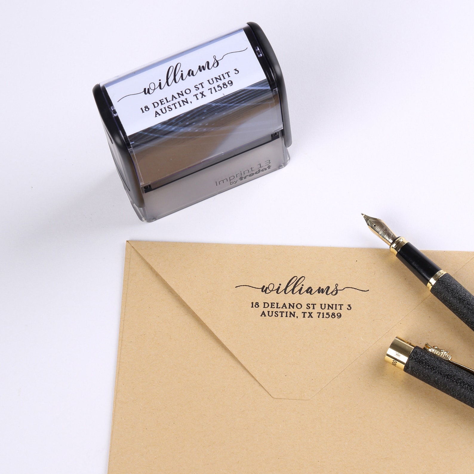 Self Inking Address Stamp,return Address Stamp,personalized Stamp ...
