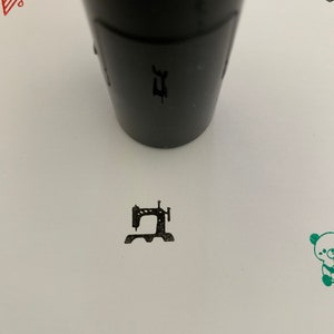 Sewing Machine Self Inking Stamp, Sewing Machine Rubber Stamp - Etsy