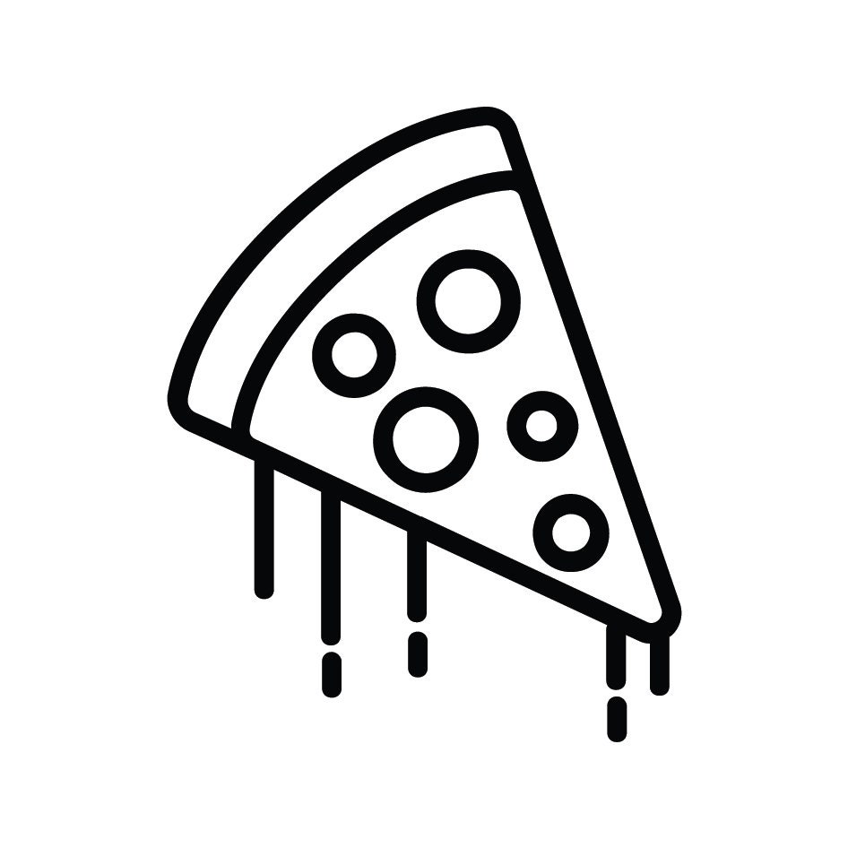 Pizza Stamp Pizza Mini Self Inking Stamp Pizzapizza - Etsy