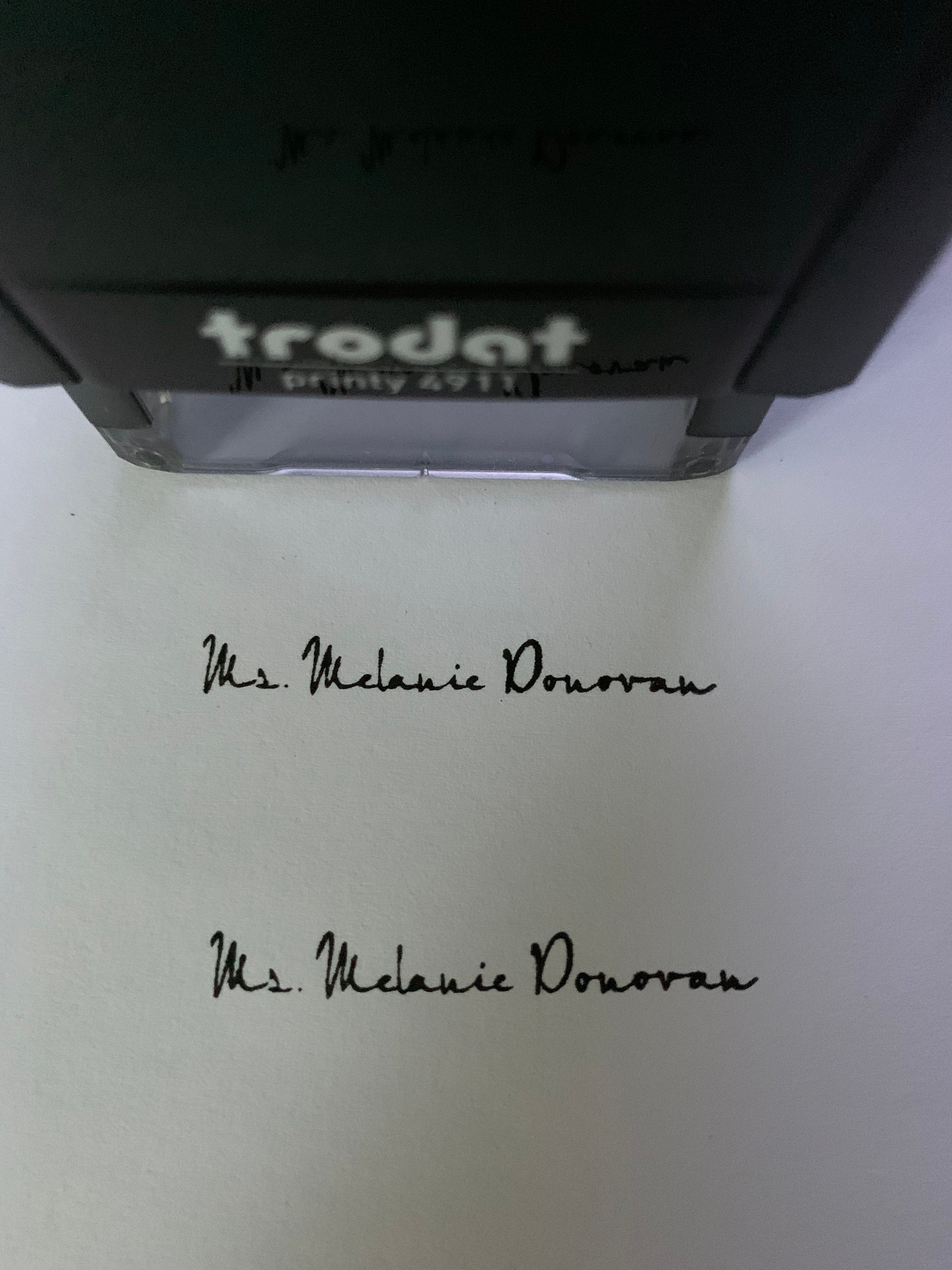 Custom Name StampSelf Inking Signature StampInitial | Etsy