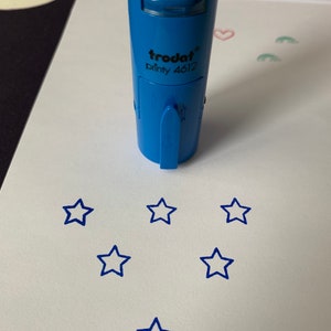 Star Stamp, Star Self Inking Stamps - Etsy