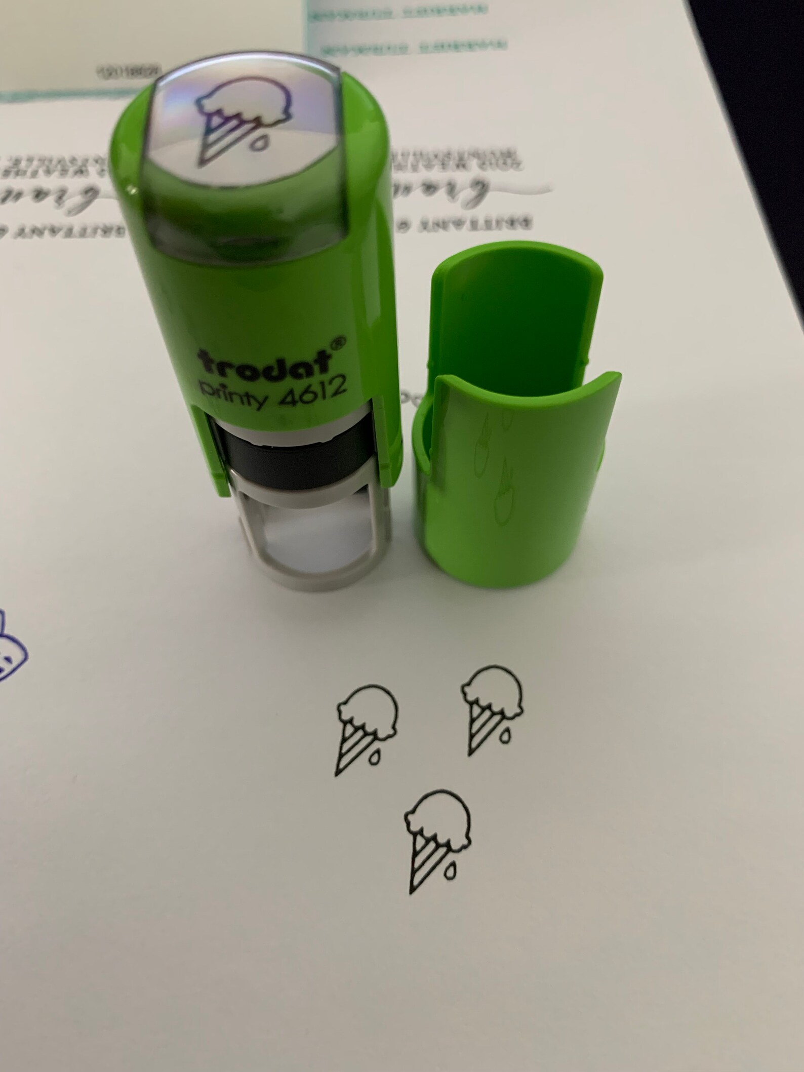 Ice Cream Stamp - Etsy