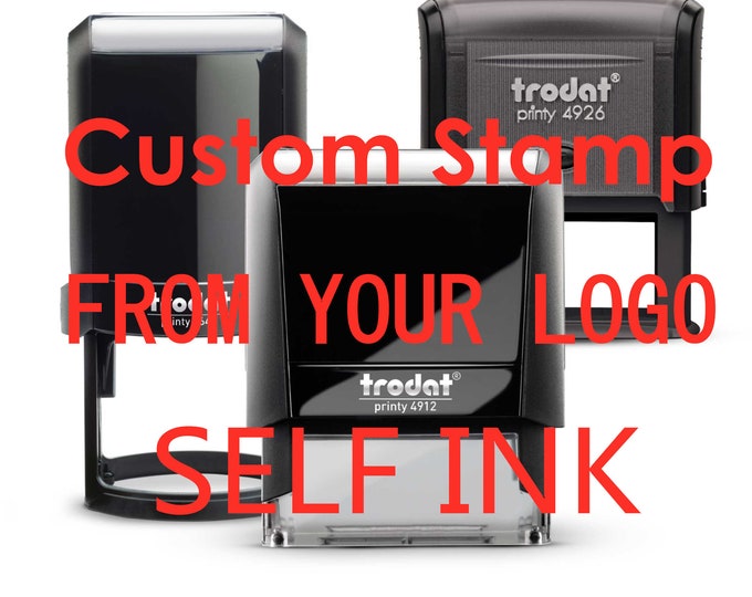 Custom Logo Stamp for Your Small Business, Etsy Shop, Custom Logo Stamp ...