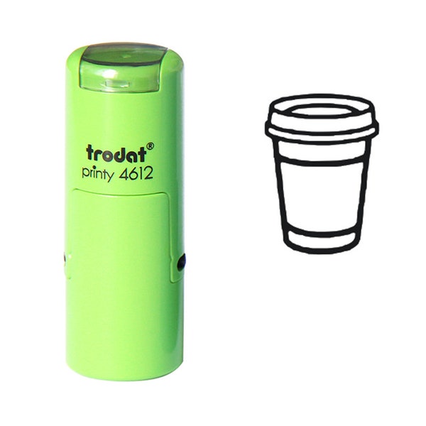 Coffee Cup Stamp - Etsy