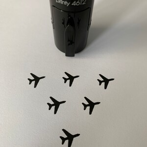 Plane Self Inking Stamp, Plane Rubber Stamp - Etsy