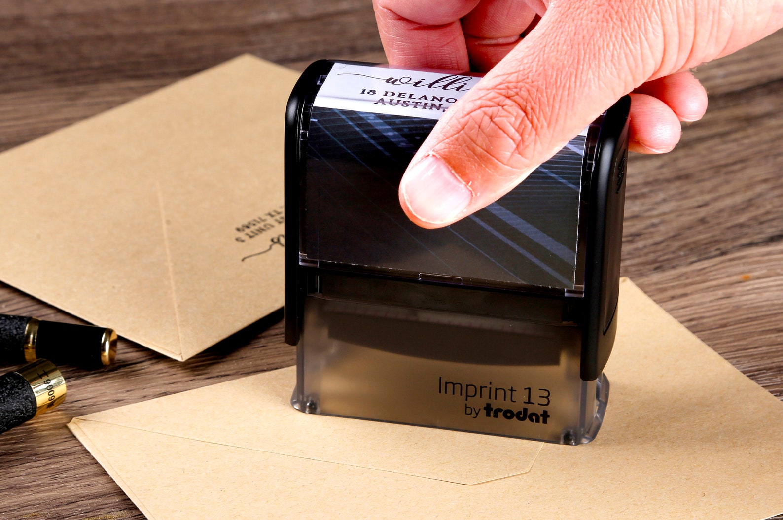 Self Ink Address Stamp Personalized Address Stamp Custom - Etsy