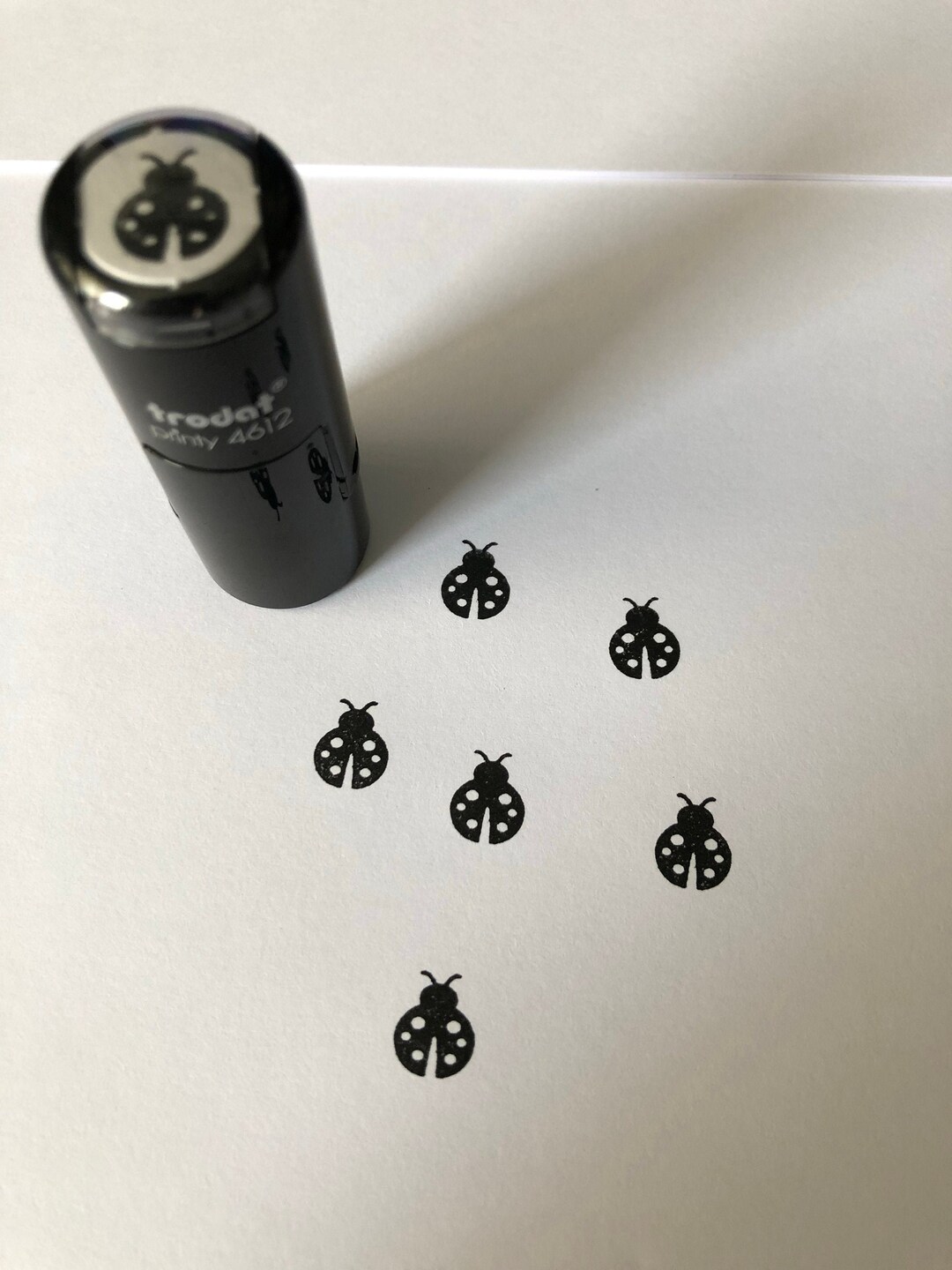 Ladybug Self Inking Stamp, Ladybug Rubber Stamp - Etsy