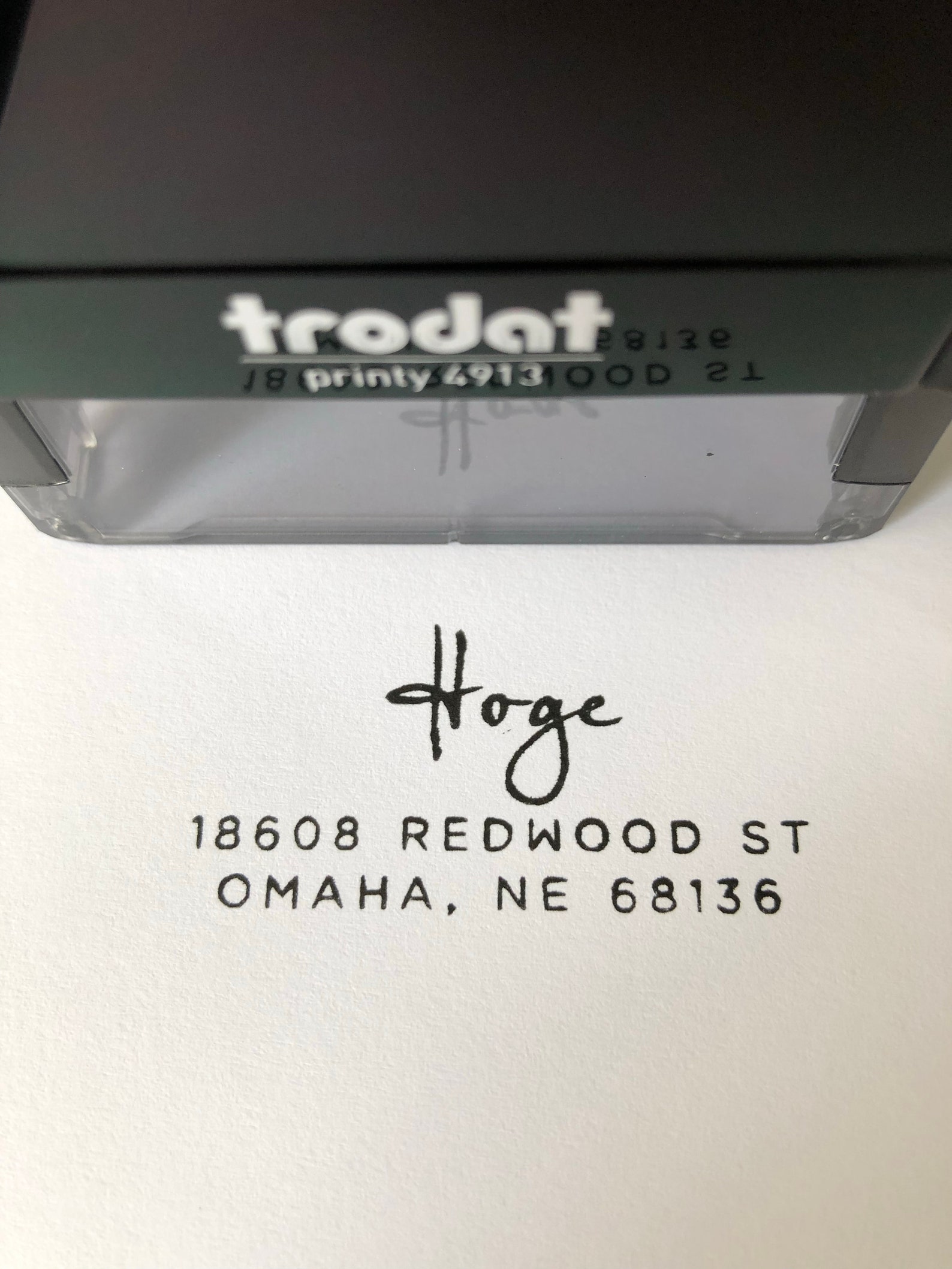 Self Inking Address Stamppersonalized Address Stampself Ink - Etsy