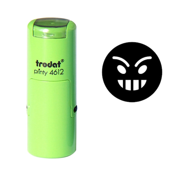 Angry Emoji Stamp | Etsy