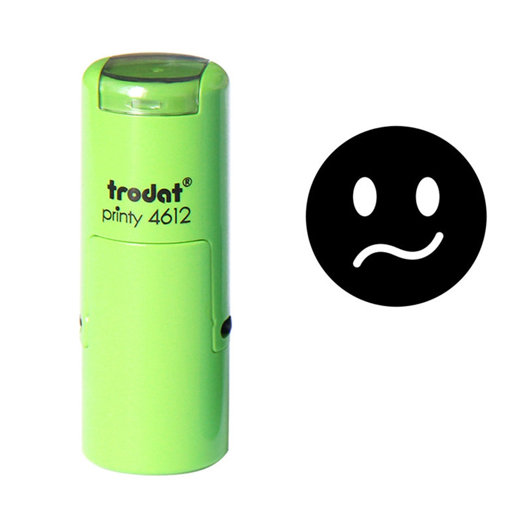 Confused Emoji Stamp - Etsy