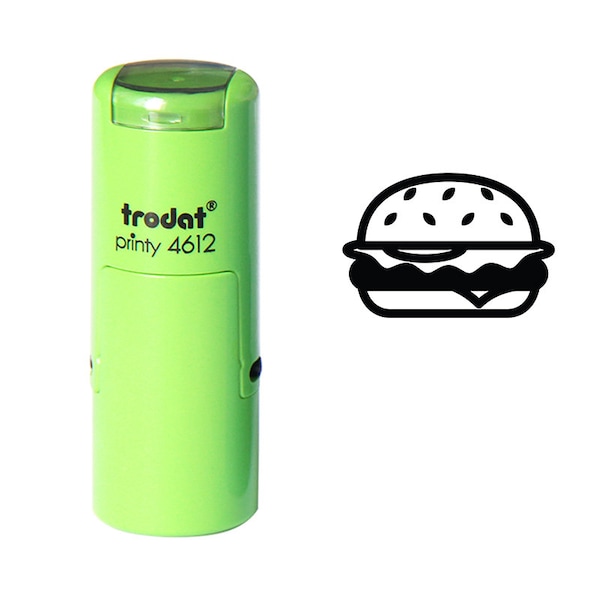Burger Stamp - Etsy