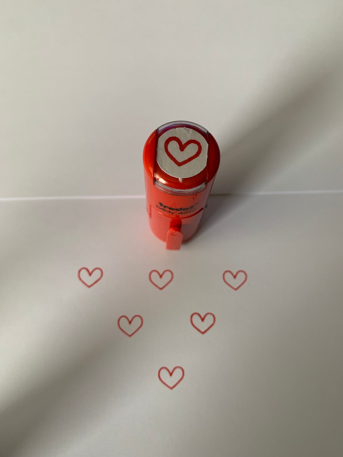 Heart Self Inking Stamps, Heart Rubber Stamp - Etsy