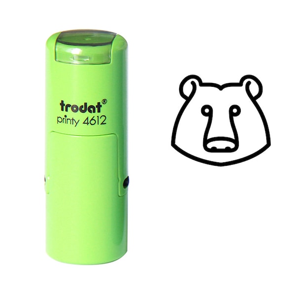 Bear Rubber Stamp - Etsy