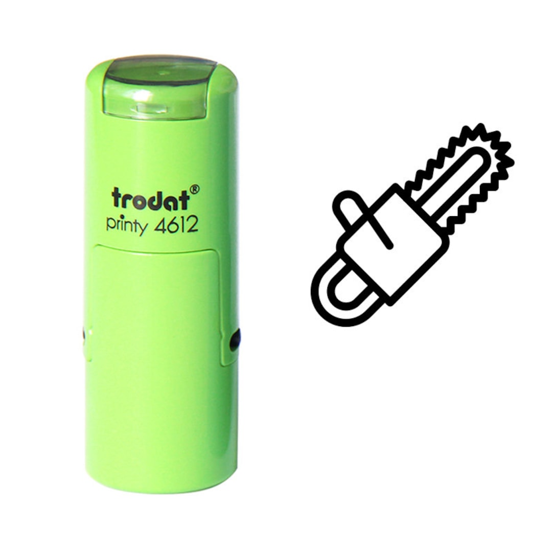 Chainsaw Stamp - Etsy