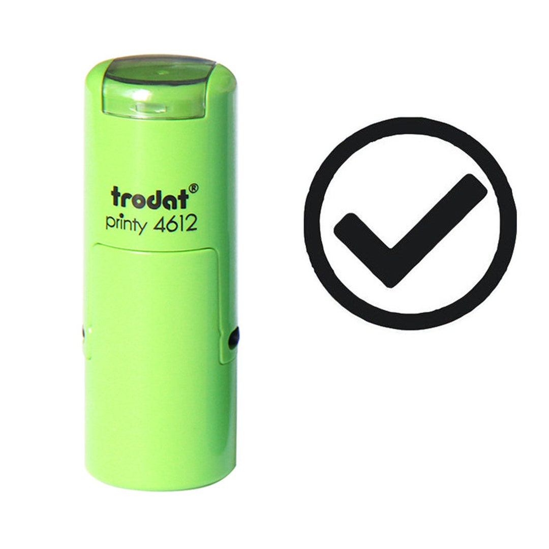Check Mark Stamp - Etsy