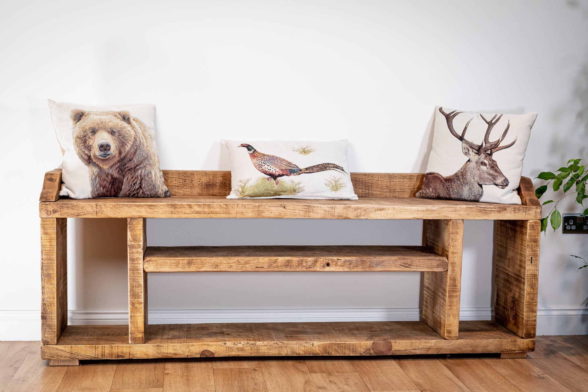 Rustic Shoe Rack. Reclaimed wood boot rack. Hallway Furniture | Etsy
