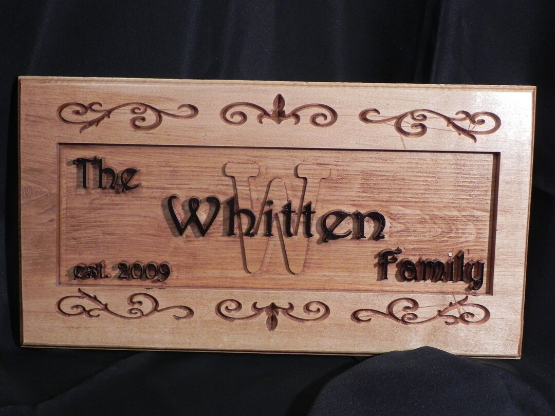 Customize Name Stacked Text Sign - Etsy