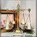 Vintage Justice Scale / Scales of Justice / Vintage Brass and - Etsy