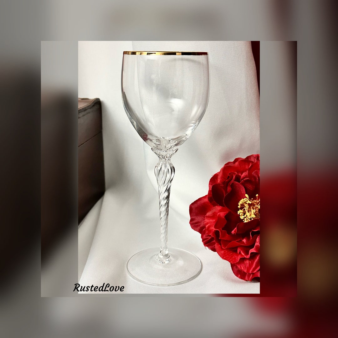 Lenox Monroe Water Glass / Lenox Gold Trim Water Goblet / Non - Etsy